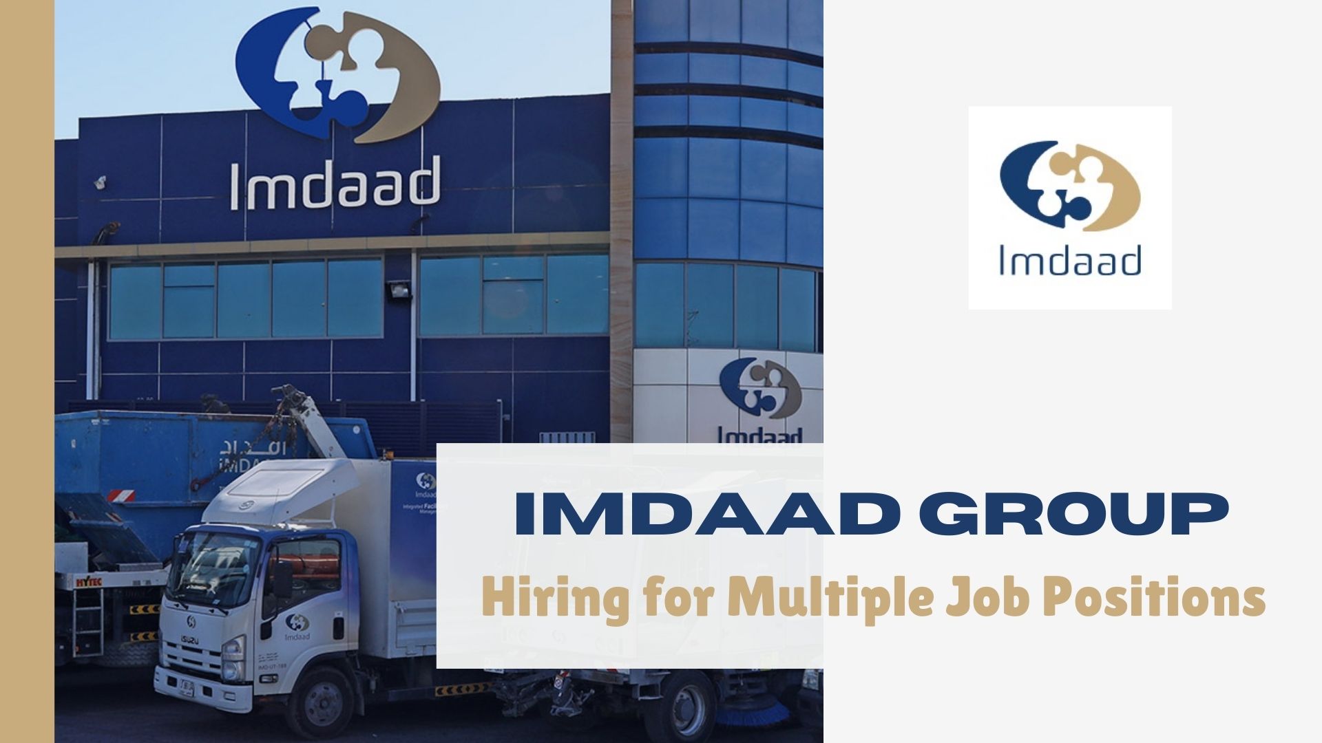 Imdaad Group Hiring for Multiple Job Positions