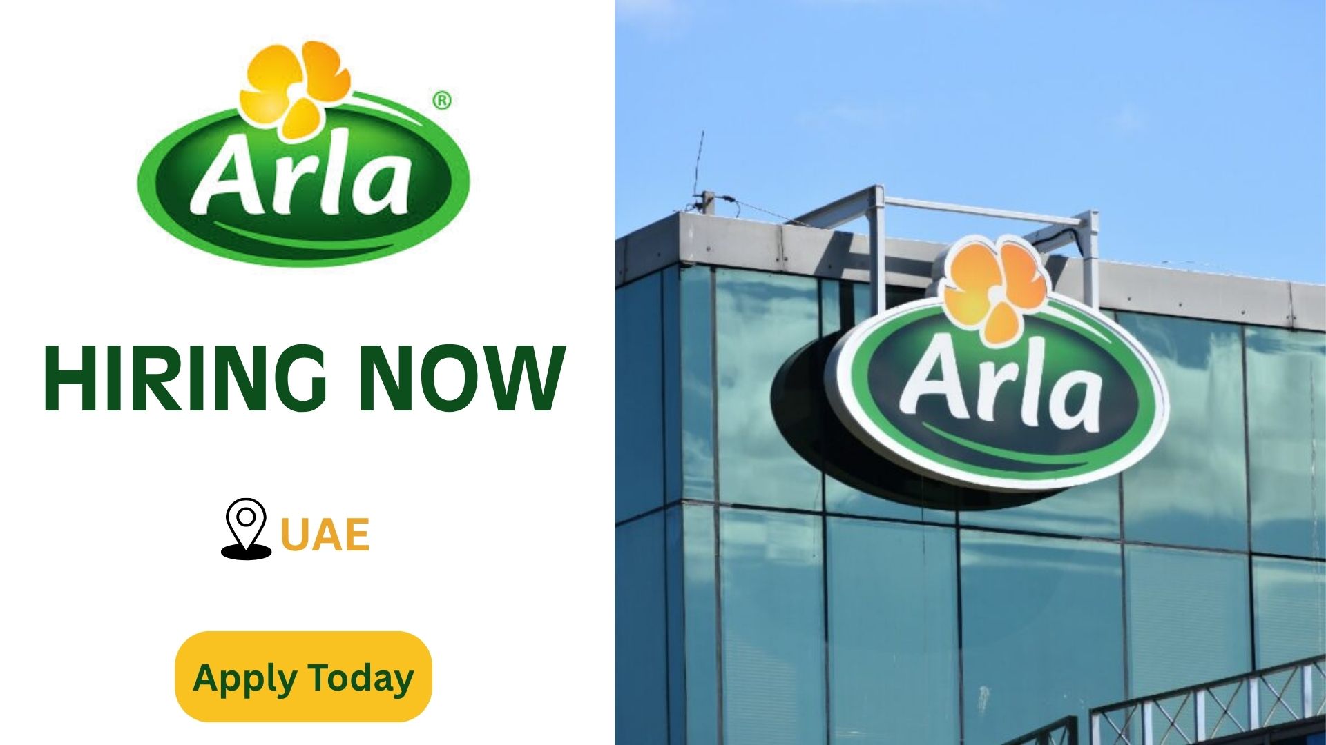 Arla Foods Latest Hiring for Multiple Positions