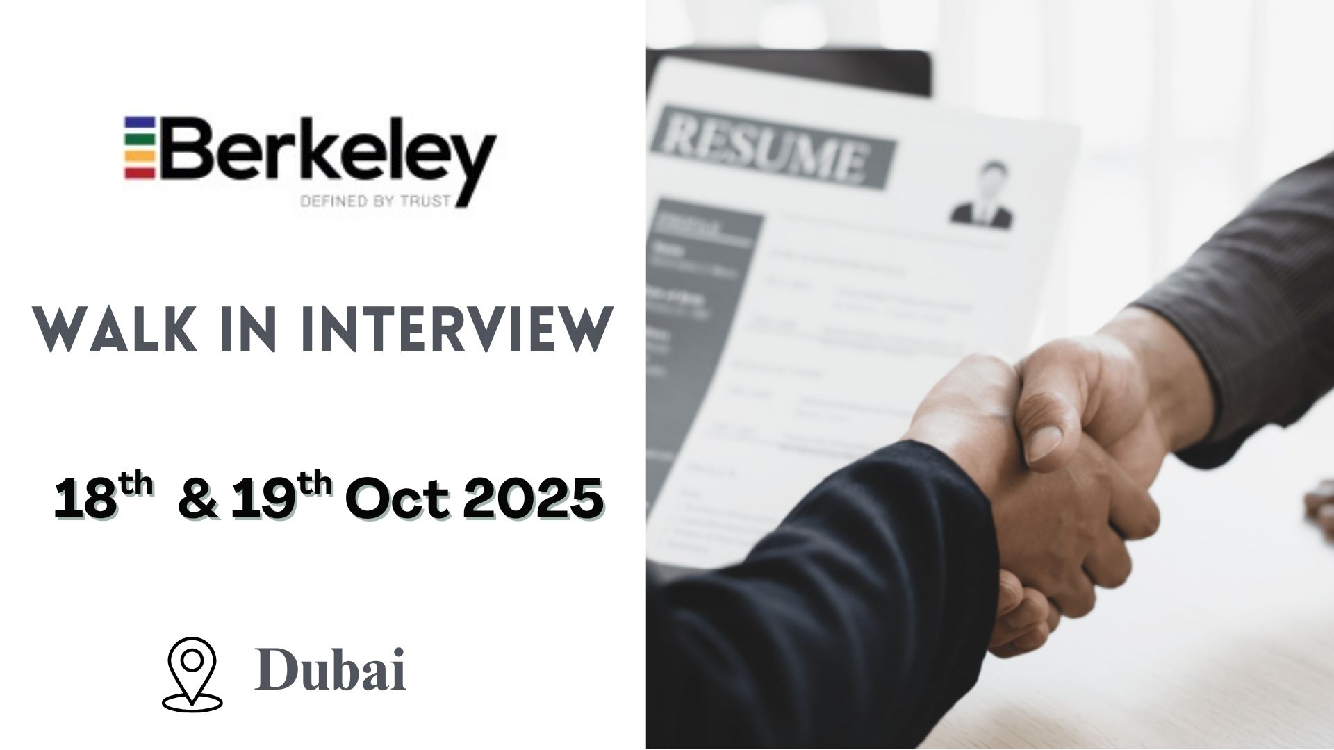 Berkeley Services Latest Walk in Interview