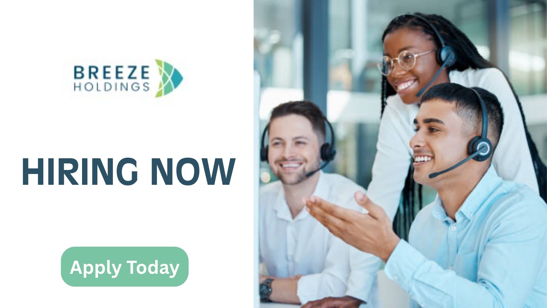Breeze Holdings Hiring for Customer Service Representatives