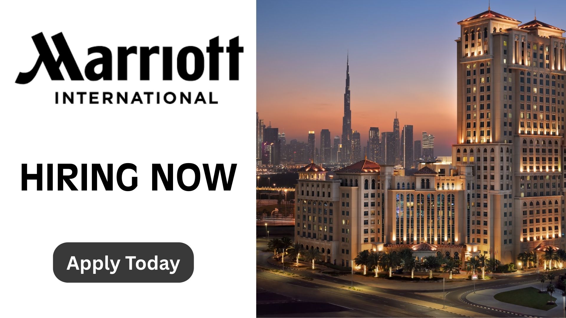 Marriott International Latest Job Vacancies