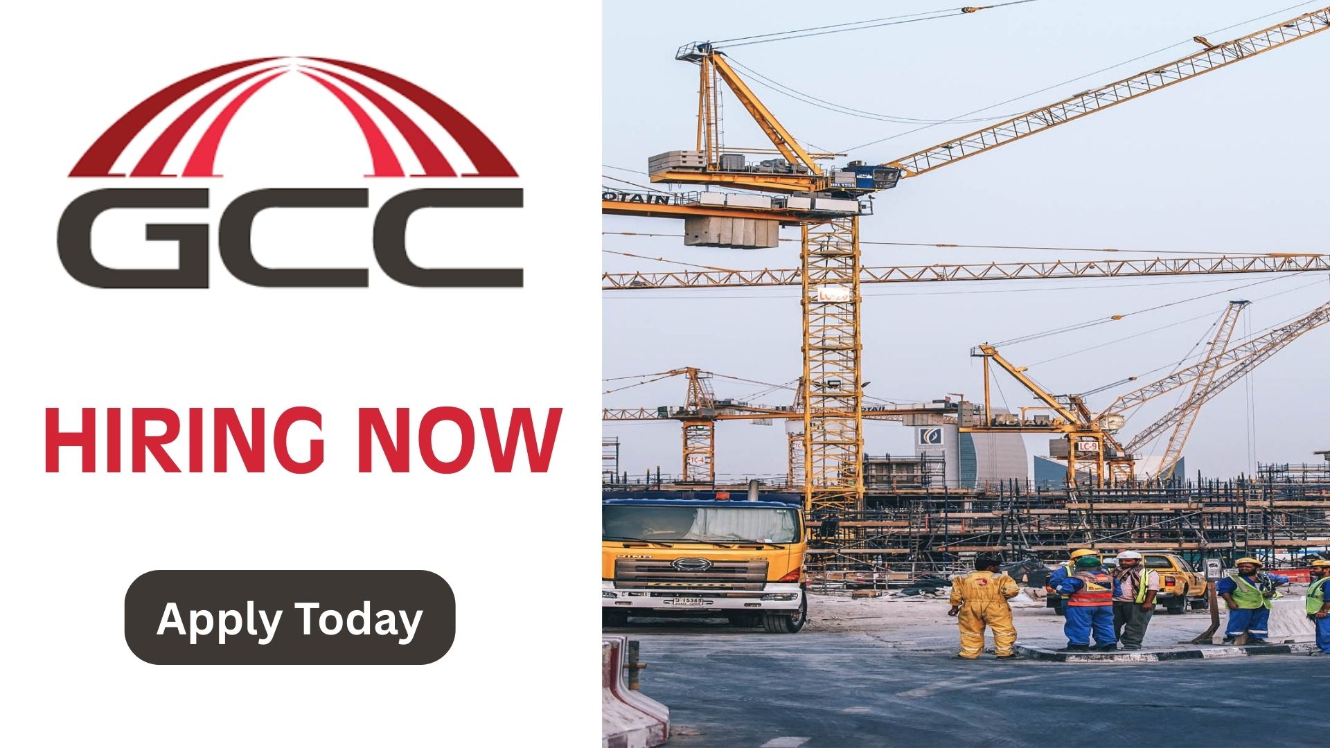 GCC GINCO Contracting Latest Job Vacancies