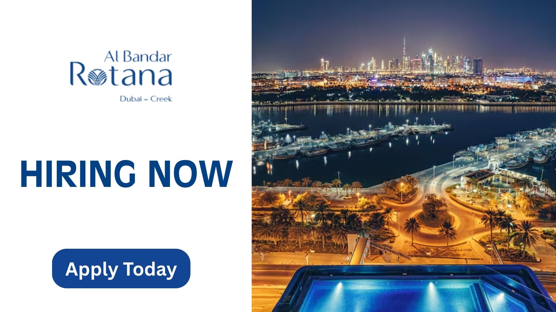 Al Bandar Rotana and Al Bandar Arjaan by Rotana Hiring